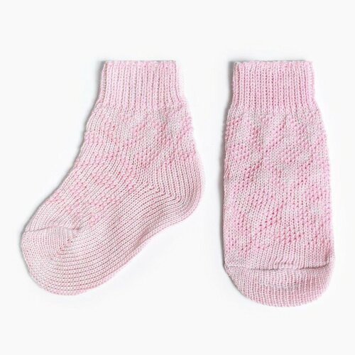 Носки Стильная шерсть размер 26/28, розовый