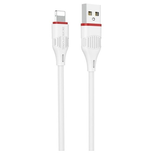 Кабель Borofone BX17 Enjoy USB - Lightning только для зарядки, 1 м, 1 шт., белый