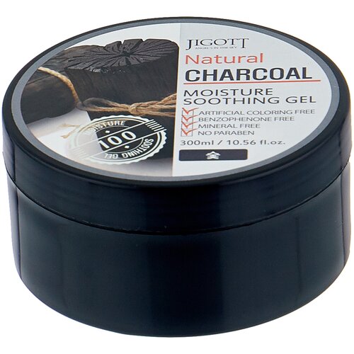 Jigott Гель для тела Natural Charcoal, 300 мл