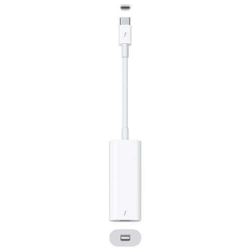 Переходник/адаптер Apple Thunderbolt 3 - Thunderbolt 2, 0.1 м, 1 шт., белый
