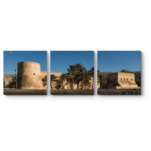 Модульная картина Замок Хасаб60x20