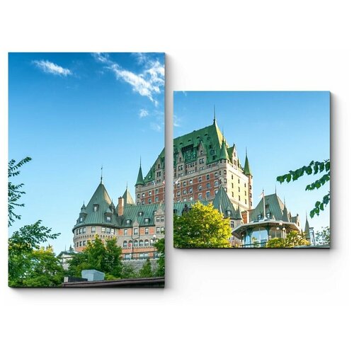 Модульная картина Квебекский городской замок.70x53