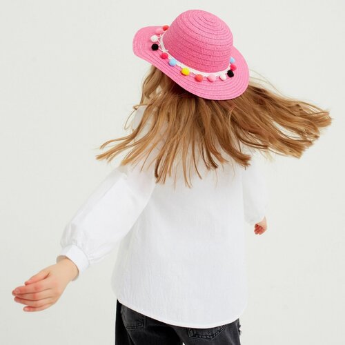 Шляпа Minaku, размер 48, розовый