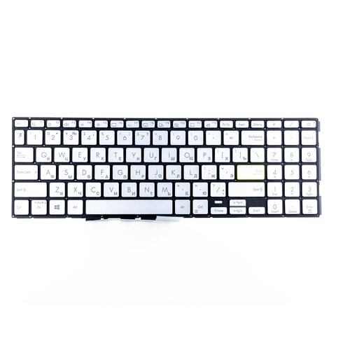 Клавиатура для Asus X513EA K513EA Silver с подстветкой p/n: