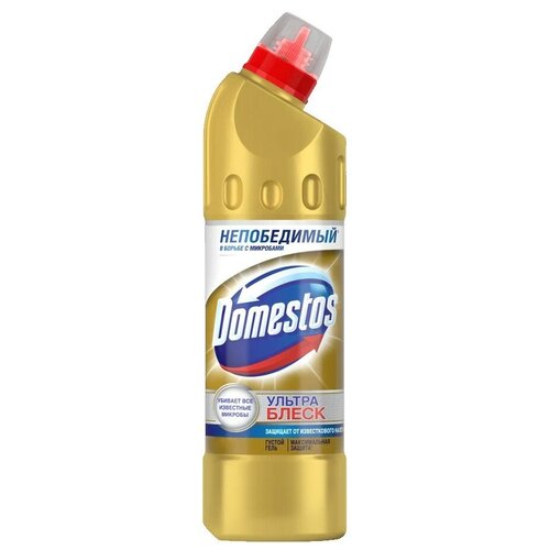 Чистящее средство Domestos "Ультра блеск", гель, для унитаза, 500 мл