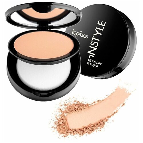 TopFace Instyle Wet & Dry powder Пудра шелковистая 02 светло-бежевый