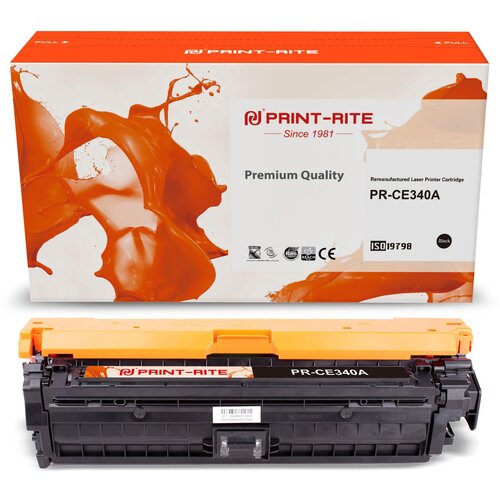 Картридж лазерный Print-Rite TRHE94BPU1J PR-CE340A CE340A черный 13500стр. для HP CLJ M775