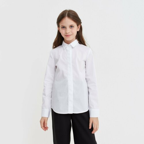 Школьная блуза Minaku, размер 42, белый