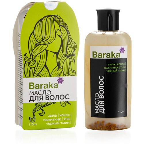 Baraka Масло комплексное для волос Hairmenn Hair Oil, 110 г, 110 мл, бутылка