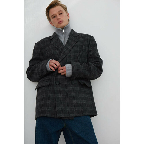 Пальто , размер OneSize, серый