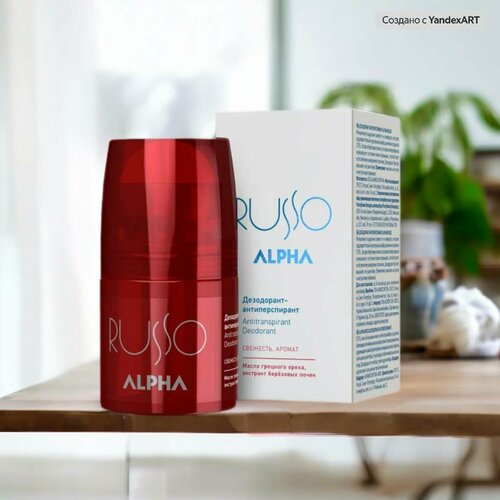 Дезодорант-антиперспирант для тела ALPHA RUSSO мужской, 75мл. Estel Professional