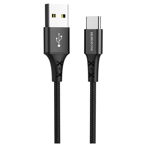 Кабель Borofone USB - USB Type-C (BX20), 1 м, 1 шт., черный