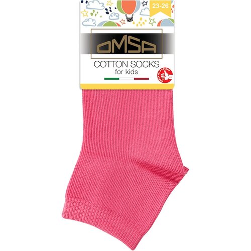 Носки Omsa размер 23-26(14-16), розовый, фиолетовый