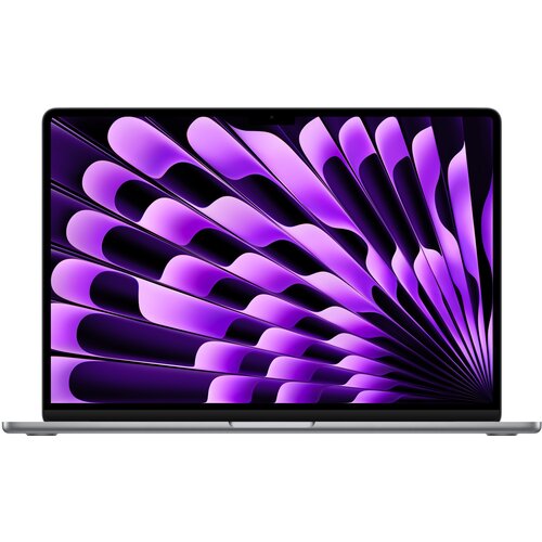 15.3" Ноутбук Apple MacBook Air 15 2023 2880x1864, Apple M2, RAM 8 ГБ, LPDDR5, SSD 512 ГБ, Apple graphics 10-core, macOS, MQKQ3LL/A, space gray, английская раскладка