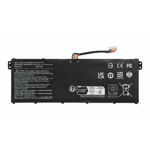 Аккумулятор / батарея AC14B18J, AC14B13J Premium для Acer Aspire ES1-523, ES1-512, ES1-533, ES1-520, ES1-522, ES1-531 и др. / 11,4V 3510mAh 40Wh