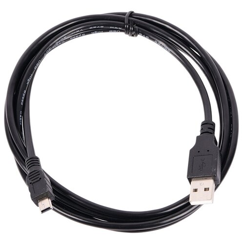 Кабель 5bites USB - miniUSB (UC5007-018C), 1.8 м, 1 шт., черный