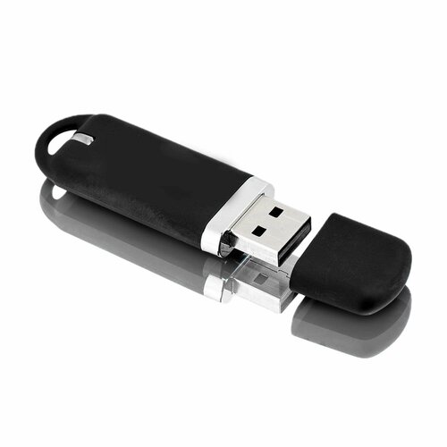 Флешка Memo, 4 ГБ, черная, USB 2.0, арт. F34 30шт