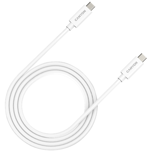 Canyon USB Type-C - USB Type-C (CNS-USBC44), 1 м, 1 шт., белый