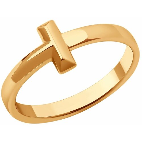 Кольцо SOKOLOV, красное золото, 585 проба, размер 18.5