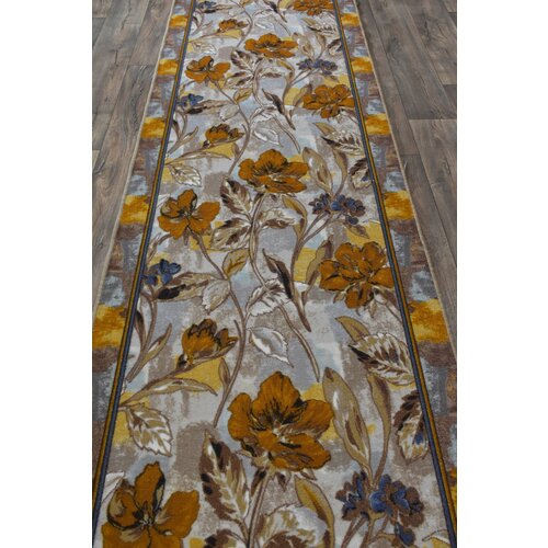 Ковровая дорожка на войлоке, Витебские ковры, с печатным рисунком, 2591, 1*3.5 м