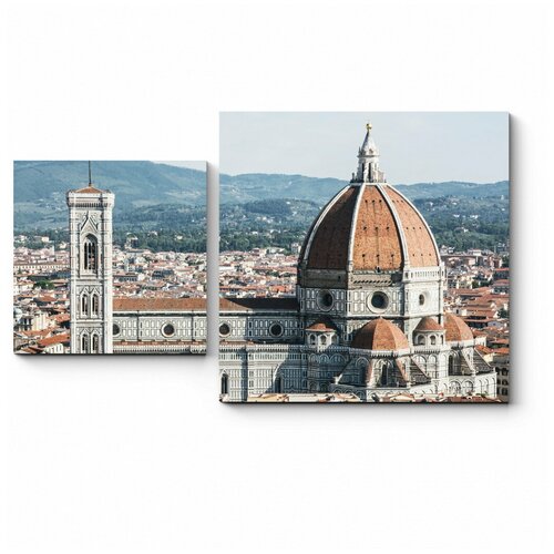 Модульная картина Великолепный вид Флоренции 50x30
