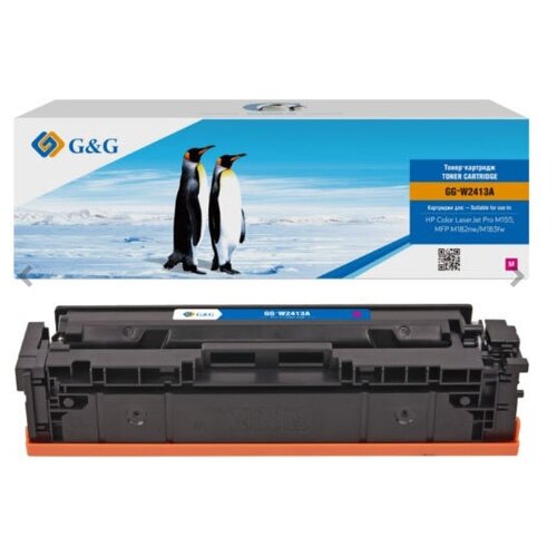 Картридж G&G GG-W2413A пурпурный для HP Color LaserJet Pro M155/MFP M182nw/M183fw (850 стр)