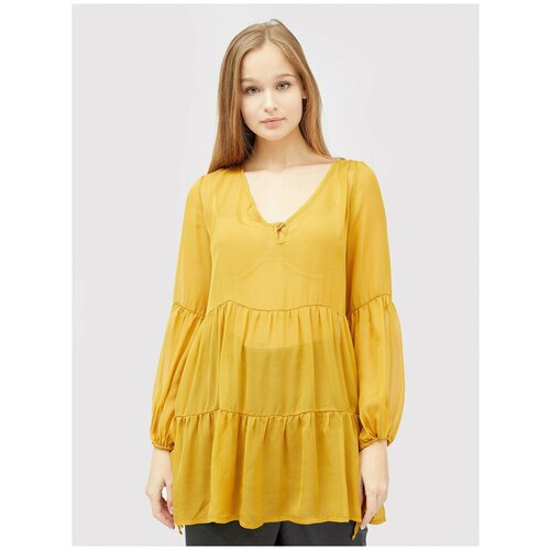 Блуза Alessia Santi, размер 40, желтый