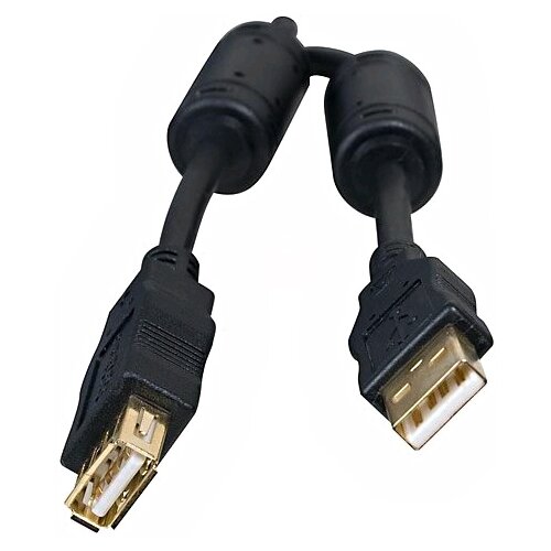 Удлинитель 5bites USB - USB (UC5011-018A), 1.8 м, черный