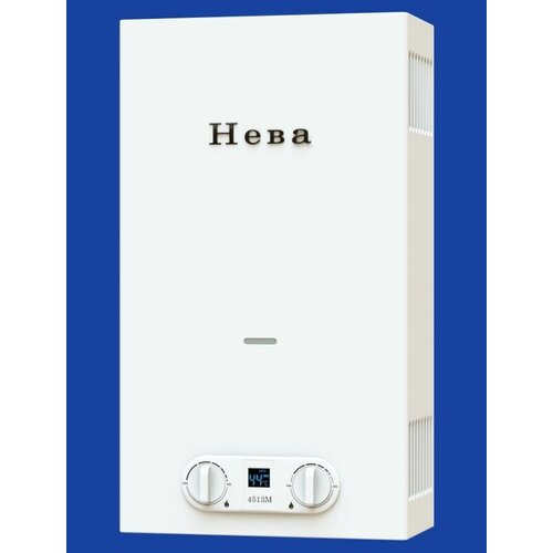 Проточный газовый водонагреватель Neva 4513М (белый)