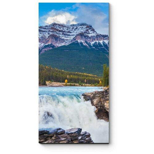Модульная картина Мощный водопад Атабаска, Канада20x40