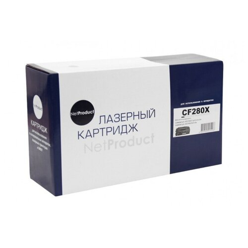 Картридж NetProduct N-CF280X, 6900 стр, черный