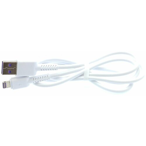 Кабель для зарядки телефона, смартфона Орбита OT-SMI33 Белый кабель USB 3A (iOS Lightning) 1м