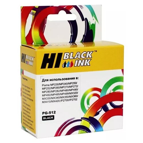 Картридж Hi-Black PG-512, 401 стр, черный