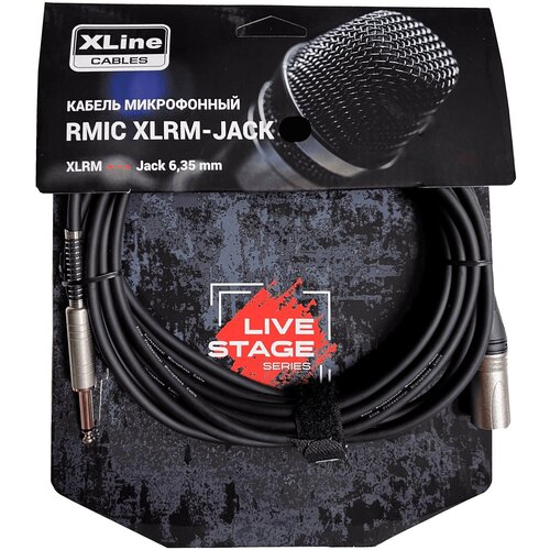 Кабель аудио 1xJack - 1xXLR Xline Cables RMIC XLRM-JACK 06 6.0m