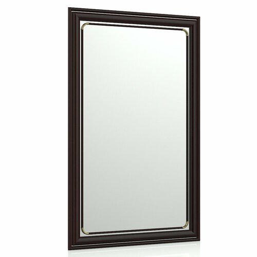 Зеркало 121 махагон, ШхВ 50х80 см, зеркала для офиса, прихожих и ванных комнат, горизонтальное или вертикальное крепление
