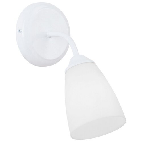Настенный светильник Vitaluce V3187/1A, E14, 40 Вт, цвет арматуры: белый