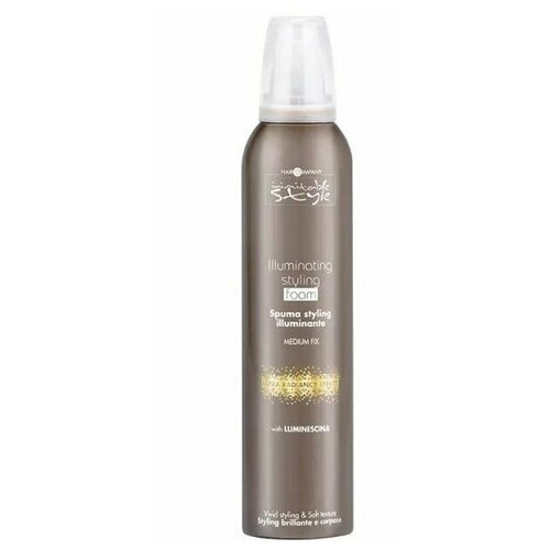 Hair Company Illuminating Styling Foam Мусс придающий блеск, 250 мл.