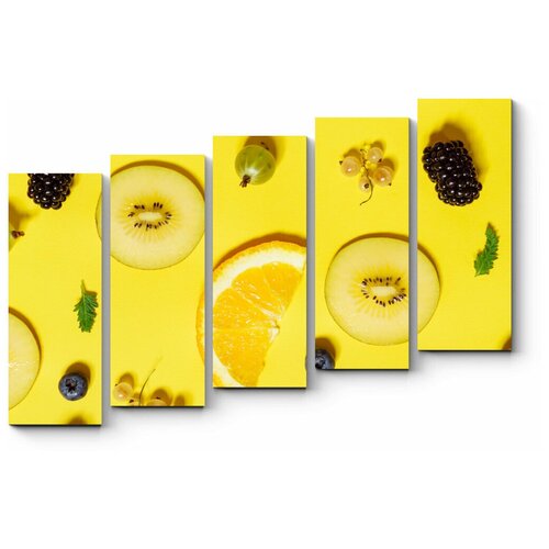 Модульная картина Солнечные фрукты 220x154