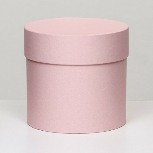 Шляпная коробка розовая, 10 х 10 см