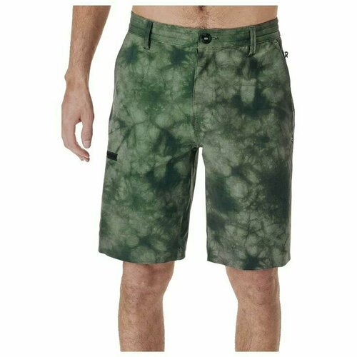 Бриджи  RIP CURL, размер 30, зеленый