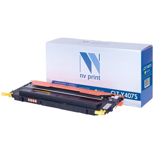 Картридж NV Print CLT-Y407S для Samsung, 1000 стр, желтый