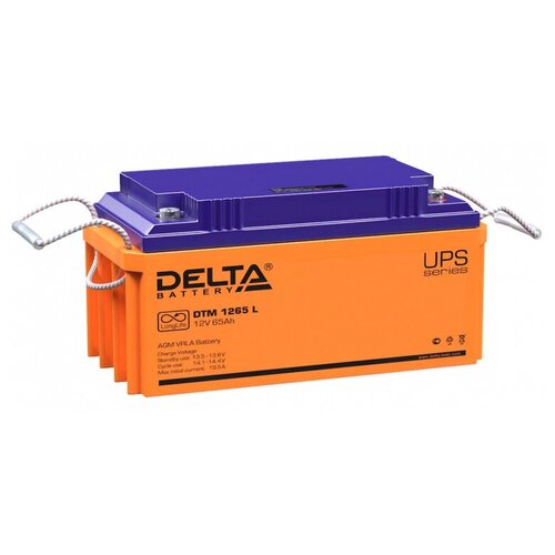 Аккумуляторная батарея DELTA Battery DTM 1265 L 12В 65 А·ч