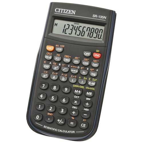 Калькулятор научный CITIZEN SR-135N, черный