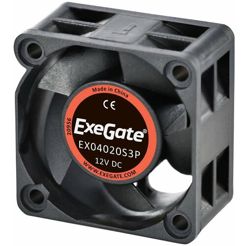 Вентилятор Exegate 40x40x20 EX04020S3P подшипник скольжения.3pin