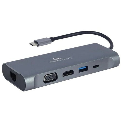 Хаб USB Gembird Cablexpert USB-C - USB 3.0/HDMI/VGA/PD A-CM-COMBO7-01