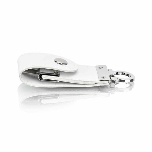 USB флеш-накопитель, Кожаная флешка Banyan, 32 ГБ, белая, USB 2.0, арт. F20 10шт