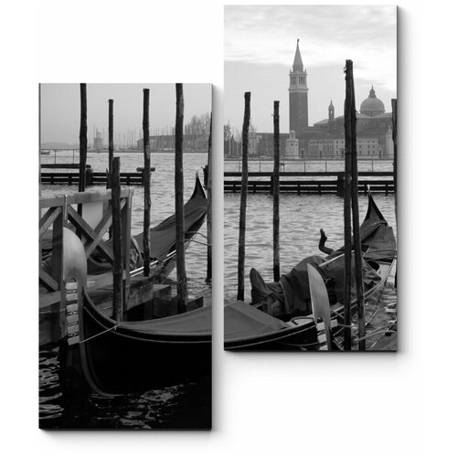 Модульная картина Монохромная Венеция 70x88
