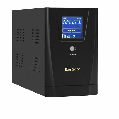 ИБП Exegate SpecialPro Smart LLB-2200. LCD. AVR.2SH. RJ. USB