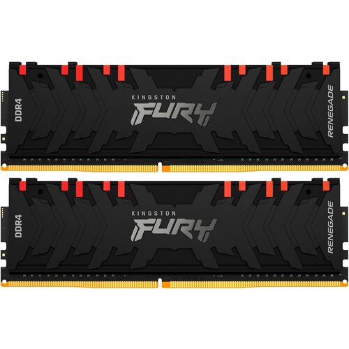 Оперативная память Kingston FURY Renegade RGB DDR4 64Gb (2x32Gb) 3200MHz (KF432C16RBAK2/64)