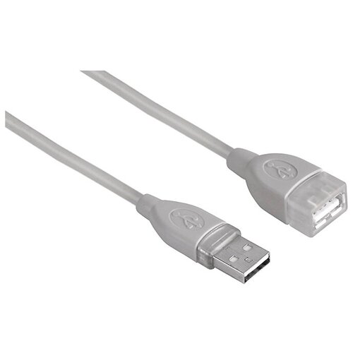 Удлинитель HAMA USB - USB (00078400), 5 м, серый